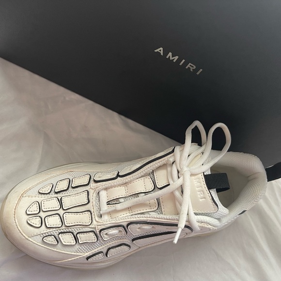 AMIRI | Shoes | Amiri Bone Runner Authentic Leather Shoe | Poshmark